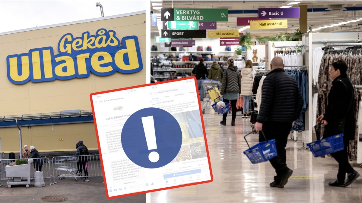 Gekås Ullareds skarpa varning till kunderna – visar fula bluffen: "Falsk"